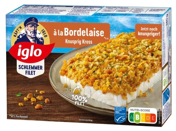 iglo Schlemmer-Filet à la Bordelaise Knusprig Kross MSC 380g – Frachtfrei ab 79€ 🌟